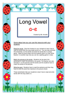 Long Vowel Sound a-e | Teaching Resources