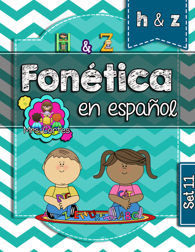 Spanish Phonics Book Set #11: Letras h & z | Teaching Resources