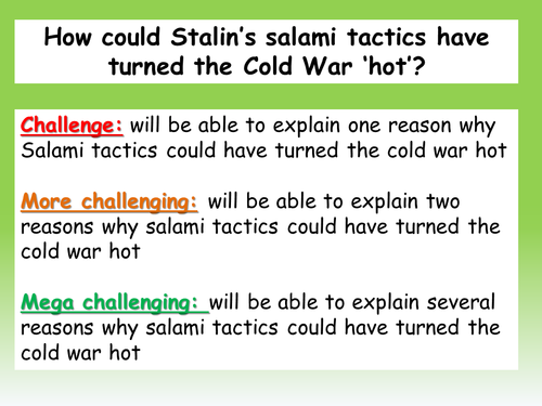 The Cold War - Soviet Expansion | Teaching Resources
