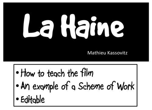 La Haine- Full movie study BUNDLE- A Level French | Teaching Resources