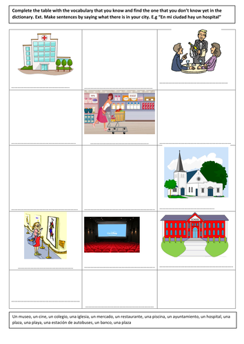 My city/ Mi ciudad | Teaching Resources