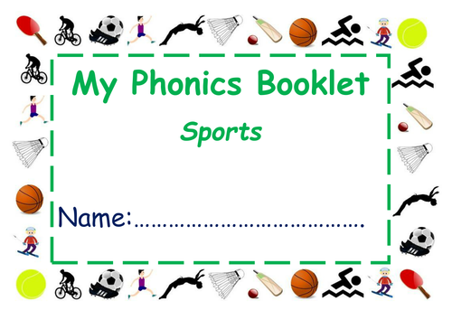 Phonics 20 page revision booklet - Sports theme | Teaching Resources