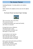 Definite and Indefinite Articles | Teaching Resources