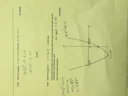 Intro to completing the square (PPT 1), solving (PPT 2) + exam ...