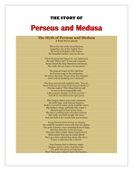 Greek Myths: Perseus and Medusa | Teaching Resources