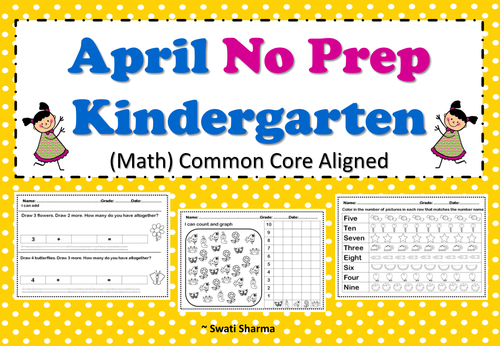 Kindergarten Math, Year Long Bundle | Teaching Resources