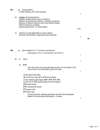 Ultimate A Level Biology Revision Pack 3 - Notes and Exam Questions ...