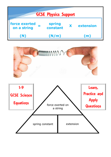 Practice using the equations for Particle Model & Forces and Motion in ...