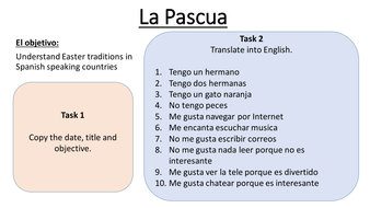 Easter in Spanish speaking countries lesson | Teaching Resources