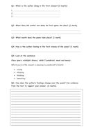 Year 6 SATs revision -poetry comprehension | Teaching Resources