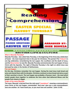 READING COMPREHENSION: EASTER SPECIAL | Teaching Resources
