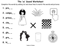 The 'ss' Sound - Animated PowerPoint presentation and worksheets by ...