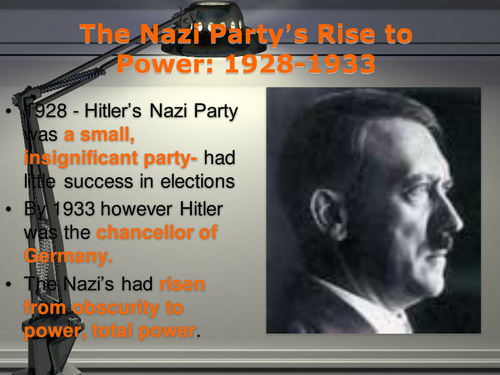 The Rise of Hitler PowerPoint Notes | Teaching Resources