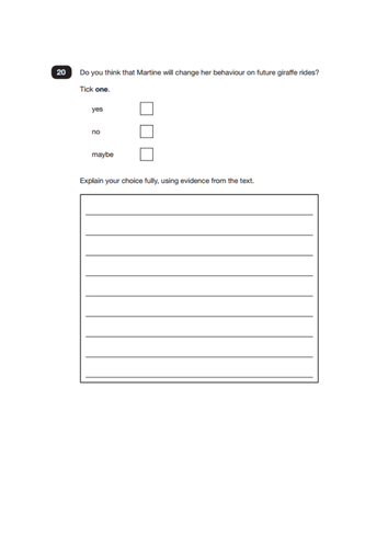 Year 6 SATs reading revision- answering 3 mark questions | Teaching ...