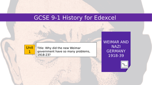 Edexcel GCSE 9-1 Weimar & Nazi Germany: L8 Why did the new Weimar ...