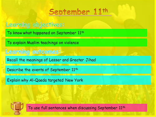Extremism: September 11th | Teaching Resources
