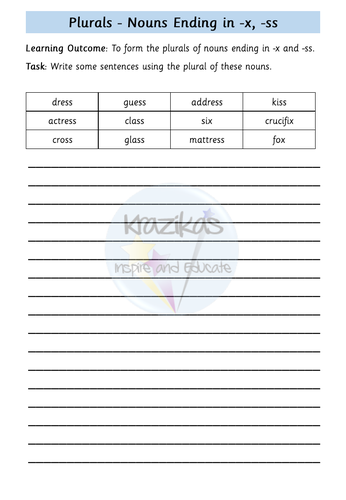 Plurals | Teaching Resources