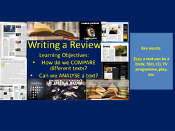 How to write a review | Teaching Resources