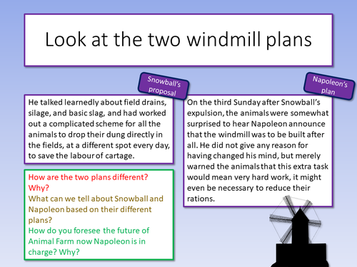 Animal Farm Chapter 5 Continued | Teaching Resources