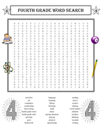 Fourth Grade Word Search Puzzle PLUS Grammar Word Searcn Puzzle (2 ...