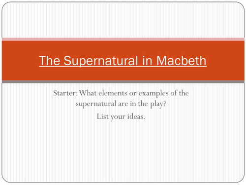 Macbeth: GCSE English Literature AQA | Teaching Resources