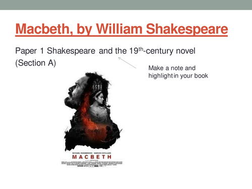 Macbeth: GCSE English Literature AQA | Teaching Resources
