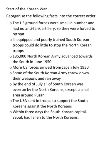 Conflict and Tension: Korean War: Inchon Landings | Teaching Resources
