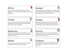 Class role card/challenge card generator [includes a set of library ...