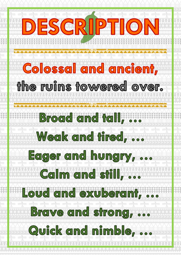 Sentence Openers Posters - ADDSPICE | Teaching Resources