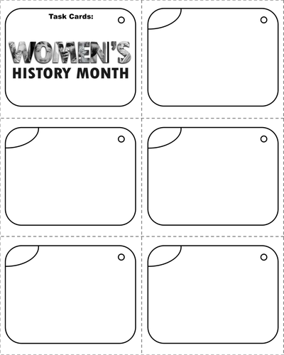 Women's History Month Task Cards | Teaching Resources