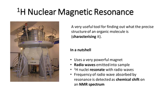 NMR Spectroscopy summary and worked examples | Teaching Resources