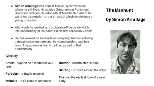 The Manhunt - Relationships Poetry (SEN friendly) | Teaching Resources