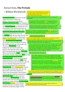 The Prelude - William Wordsworth - AQA Power and Conflict - poem ...