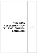 AQA A Level English Language - complete NEA bundle | Teaching Resources