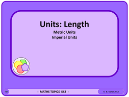Units: Length (Metric and Imperial) KS2 | Teaching Resources