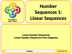 Number Sequences 1: Linear Sequences KS2 | Teaching Resources