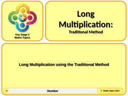 Long Multiplication - Traditional Method KS2 | Teaching Resources