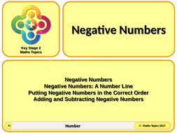 Negative Numbers KS2 by Magictrickster | Teaching Resources