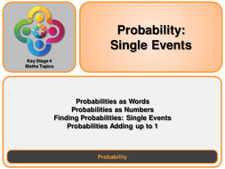 Probability - Single Events KS4 | Teaching Resources
