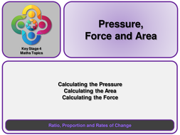 Pressure, Force and Area KS4 | Teaching Resources