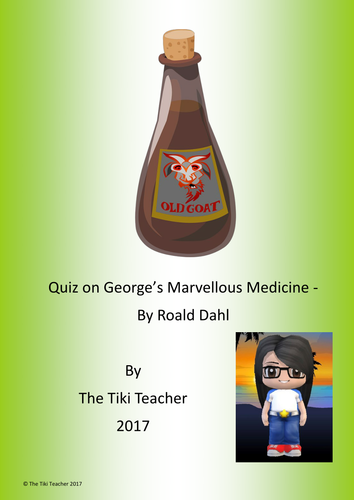 Quiz on George's Marvellous Medicine by Roald Dahl | Teaching Resources