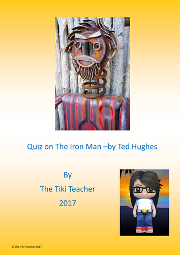 Quiz on Iron Man by Ted Hughes | Teaching Resources