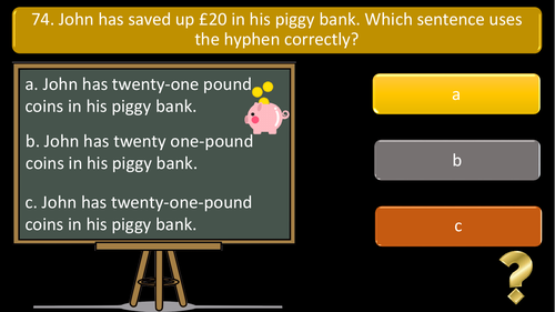 SATS English: Spelling, Punctuation and Grammar Revision Quiz ...