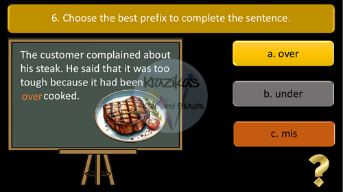 SATS English: Spelling, Punctuation and Grammar Revision Quiz ...