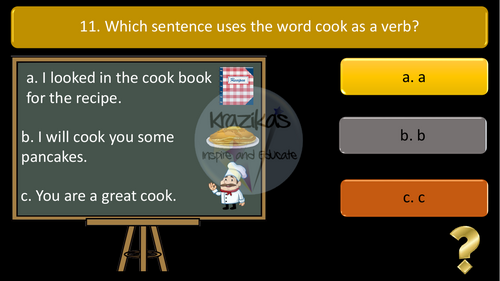 SATS English: Spelling, Punctuation and Grammar Revision Quiz ...