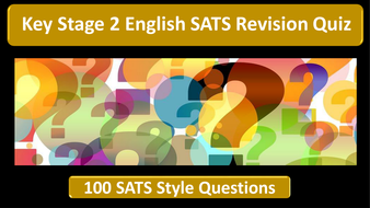 SATS English: Spelling, Punctuation and Grammar Revision Quiz ...