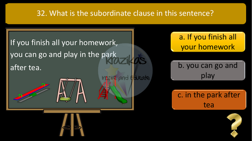SATS English: Spelling, Punctuation and Grammar Revision Quiz ...