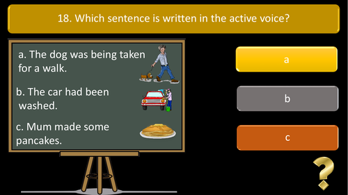 SATS English: Spelling, Punctuation and Grammar Revision Quiz ...