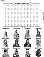 Native Americans Word Search | Teaching Resources