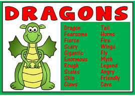 DRAGONS - RESOURCES AND DISPLAY KS1-2, TOPIC, MYTHOLOGY by hayleyhill ...